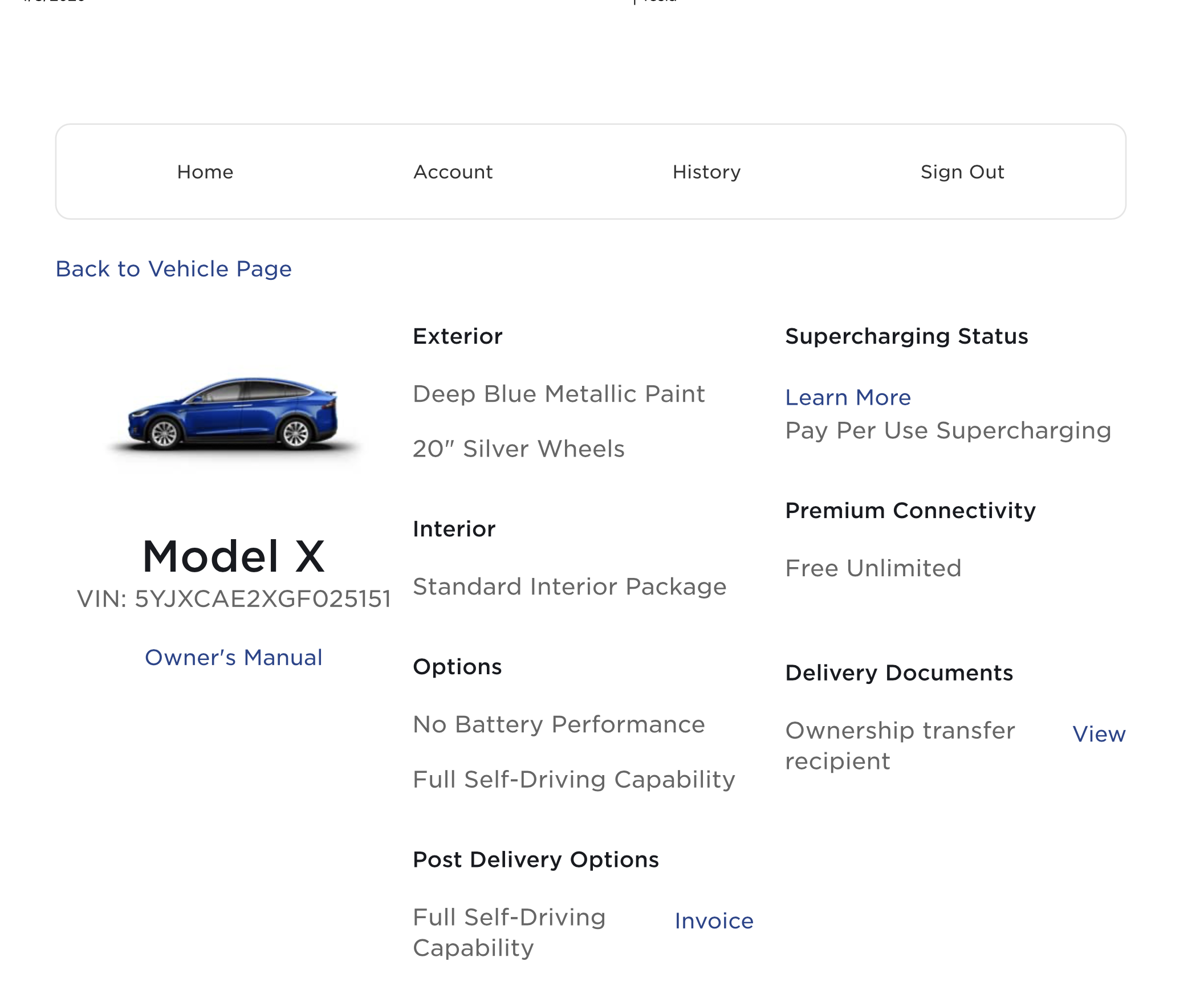 2016 / Model X / 75D / Deep Blue - 63404 | Sell Your Tesla | Only Used ...