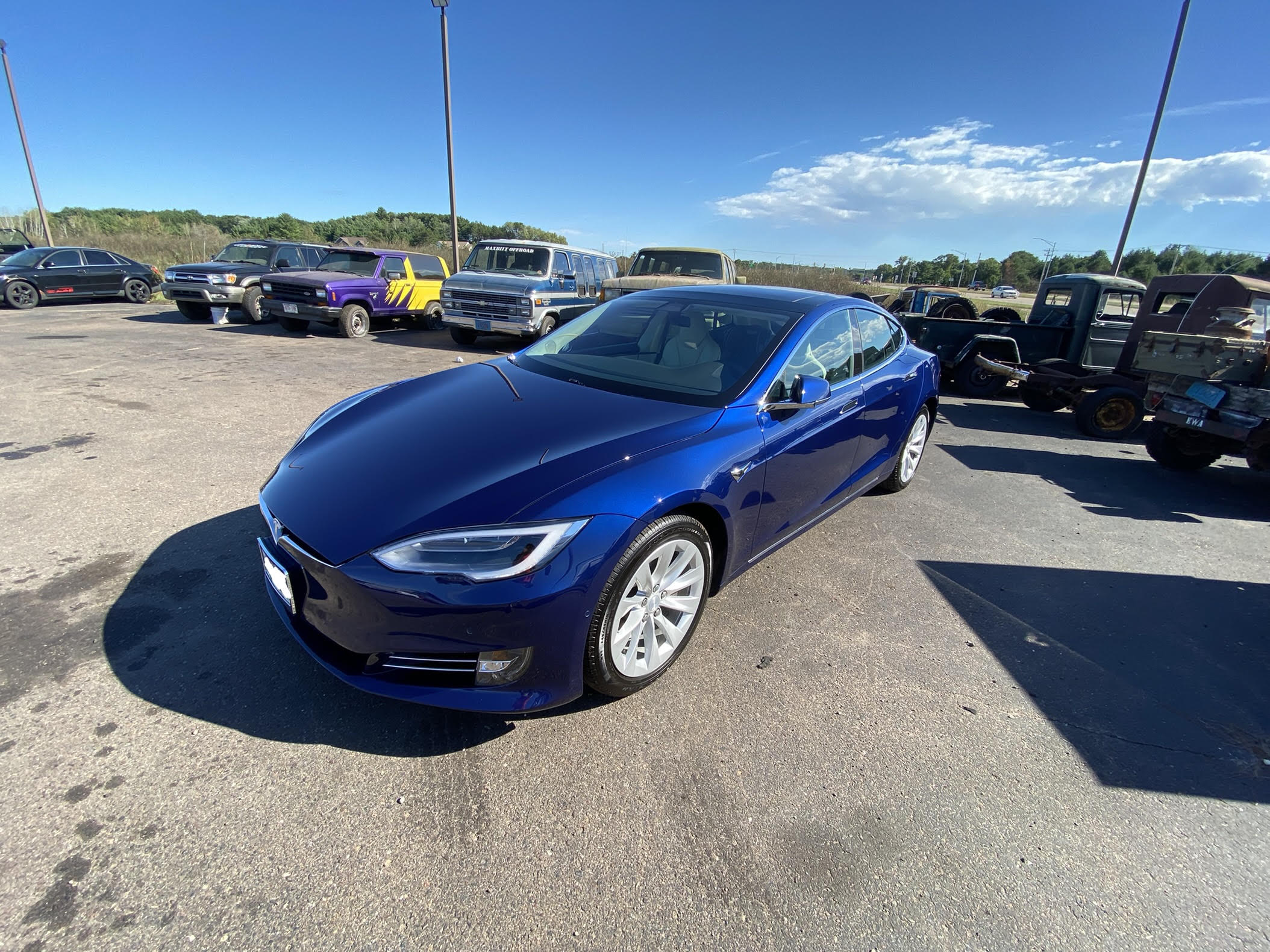 2018 / Model S / 100D / Deep Blue Metallic - 51d46 | Only Used Tesla
