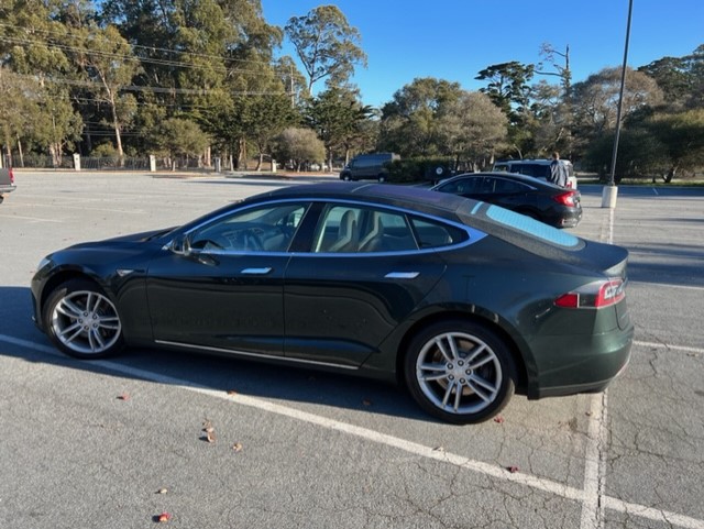 Tesla Model S Green